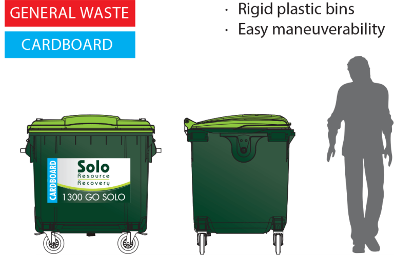 Industrial Bin Services, Commercial Recycling Bins - Solo